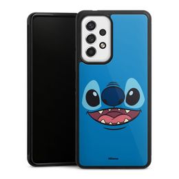 DeinDesign Galaxy A53 5G Handy Gallery Case Handyh&uuml;lle 9H Geh&auml;rtetes Glas R&uuml;ckseite H&uuml;lle Disney Lilo & Stitch Official Licensed Product Gallery Case