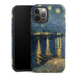 DeinDesign iPhone 12 Pro Max Handy Panzer Handyh&uuml;lle robuste Outdoor H&uuml;lle Schutzh&uuml;lle gl&auml;nzend Kunst Painting Tough Case