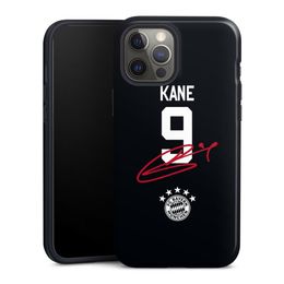 DeinDesign iPhone 12 Pro Max Handy Panzer Handyh&uuml;lle robuste Outdoor H&uuml;lle Schutzh&uuml;lle gl&auml;nzend Fc Bayern M&uuml;nchen Harry Kane Jersey Tough Case