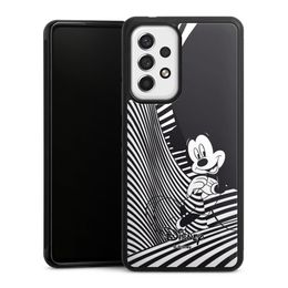 DeinDesign Galaxy A53 5G Handy Gallery Case Handyh&uuml;lle 9H Geh&auml;rtetes Glas R&uuml;ckseite H&uuml;lle Official Licensed Product Disney Mickey Mouse Gallery Case