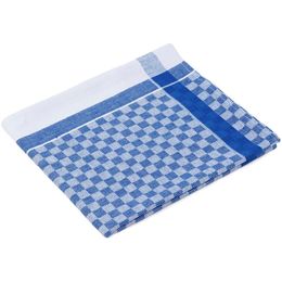G&ouml;zze Geschirrtuch G&Ouml;ZZE "Allzweck-Grubenhandt&uuml;cher, Des. 60305", blau, B:50cm L:100cm, 100% Baumwolle, Geschirrt&uuml;cher, Geschirrtuch, kariert, 50x100 cm