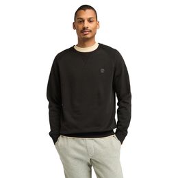 Sweatshirt Timberland "EXETER RIVER Brushed Back Crew Swea", Herren, Gr. XL, schwarz (schwarz, pavement), Obermaterial: 85% Baumwolle, 15% Polyester, Sweatshirts Sweatshirt