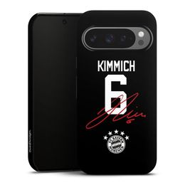 DeinDesign Google Pixel 9 Pro Handy Panzer Handyh&uuml;lle robuste Outdoor H&uuml;lle Schutzh&uuml;lle gl&auml;nzend Fcb Fc Bayern M&uuml;nchen Kimmich Tough Case