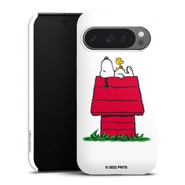 DeinDesign Google Pixel 9 Pro Handy Panzer Handyh&uuml;lle robuste Outdoor H&uuml;lle Schutzh&uuml;lle gl&auml;nzend Snoopy Peanuts Official Licensed Product Tough Case
