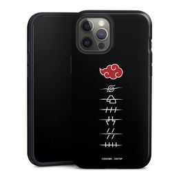 DeinDesign iPhone 12 Pro Max Handy Panzer Handyh&uuml;lle robuste Outdoor H&uuml;lle Schutzh&uuml;lle gl&auml;nzend Naruto Shippuden Official Licensed Product Akatsuki Tough Case