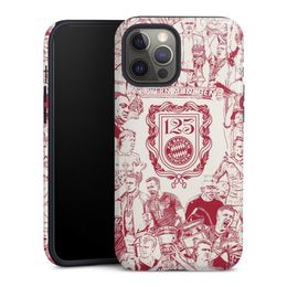 DeinDesign iPhone 12 Pro Max Handy Panzer Handyh&uuml;lle robuste Outdoor H&uuml;lle Schutzh&uuml;lle gl&auml;nzend Fcb 125 Jahre Fc Bayern M&uuml;nchen Official Licensed Product Tough 