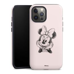 DeinDesign iPhone 12 Pro Max Handy Panzer Handyh&uuml;lle robuste Outdoor H&uuml;lle Schutzh&uuml;lle gl&auml;nzend Official Licensed Product Disney Minnie Mouse Tough Case