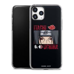 DeinDesign iPhone 11 Pro Handy Slim Case Silikon Handyh&uuml;lle transparent H&uuml;lle extra d&uuml;nn Manga Itachi Uchiha Naruto Shippuden Silikon Slim Case