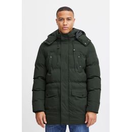 Wintermantel Blend "BHUkendt", Herren, Gr. M, gr&uuml;n (rosin), 100% Polyester, unifarben, regular fit ca. Mitte Oberschenkel, M&auml;ntel Wintermantel, W&auml;rmender Basic Steppmantel mit Taschen