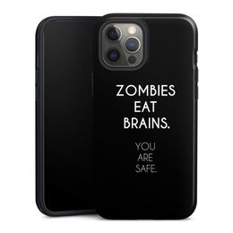 DeinDesign iPhone 12 Pro Max Handy Panzer Handyh&uuml;lle robuste Outdoor H&uuml;lle Schutzh&uuml;lle gl&auml;nzend Statement Funny Zombie Tough Case