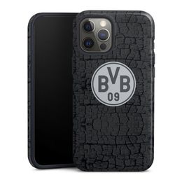 DeinDesign iPhone 12 Pro Max Handy Panzer Handyh&uuml;lle robuste Outdoor H&uuml;lle Schutzh&uuml;lle gl&auml;nzend Jersey Borussia Dortmund Bvb Tough Case