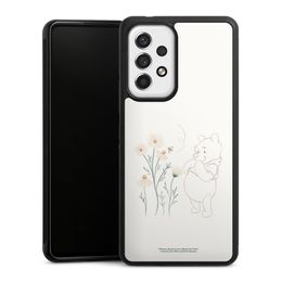 DeinDesign Galaxy A53 5G Handy Gallery Case Handyh&uuml;lle 9H Geh&auml;rtetes Glas R&uuml;ckseite H&uuml;lle Disney Winnie The Pooh Bee Gallery Case