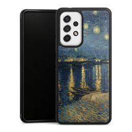 DeinDesign Galaxy A53 5G Handy Gallery Case Handyh&uuml;lle 9H Geh&auml;rtetes Glas R&uuml;ckseite H&uuml;lle Painting Kunst Gallery Case