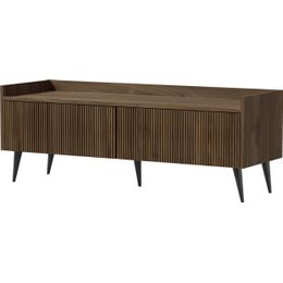 TV-LOWBOARD Arysa in Braun Walnuss Holzoptik 120/45/41 cm