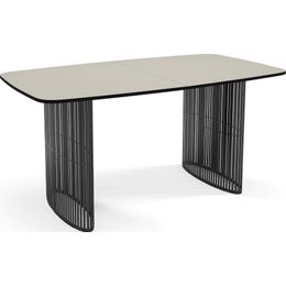 ESSTISCH Cavaro rechteckig oval ausziehbar, Beige Cashmere 200-276/90/76 cm