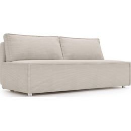 SCHLAFSOFA Diana mit Bettkasten, Creme 200/89/100 cm