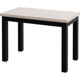 ESSTISCH Arden rechteckig, Grau Beige Kaschmir 100/60/73 cm