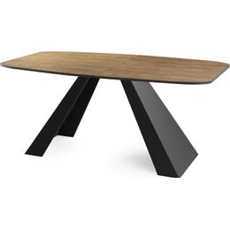 ESSTISCH Monte rechteckig ausziehbar, Lefkas Eiche 180-220/90/76 cm