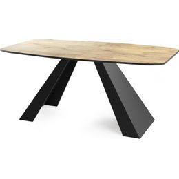 ESSTISCH Monte rechteckig ausziehbar, Lancelot Eiche 160-200/80/76 cm