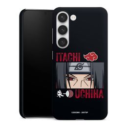 DeinDesign Galaxy S23 Handy Premium Case Smartphone Handyh&uuml;lle Schutzh&uuml;lle matt Naruto Shippuden Manga Itachi Uchiha Premium Case