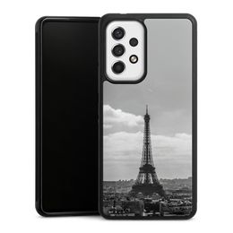 DeinDesign Galaxy A53 5G Handy Gallery Case Handyh&uuml;lle 9H Geh&auml;rtetes Glas R&uuml;ckseite H&uuml;lle Eiffeltour Paris France Gallery Case