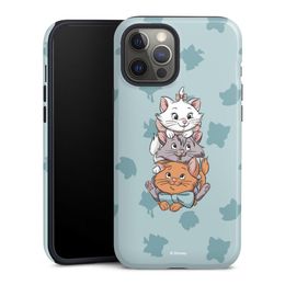 DeinDesign iPhone 12 Pro Max Handy Panzer Handyh&uuml;lle robuste Outdoor H&uuml;lle Schutzh&uuml;lle gl&auml;nzend Disney Aristocats Cat Tough Case