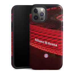 DeinDesign iPhone 12 Pro Max Handy Panzer Handyh&uuml;lle robuste Outdoor H&uuml;lle Schutzh&uuml;lle gl&auml;nzend Stadium Fc Bayern M&uuml;nchen Fcb Tough Case