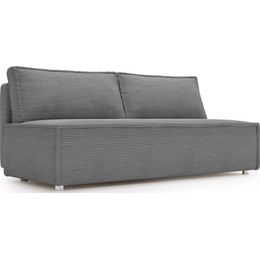 SCHLAFSOFA Diana mit Bettkasten, Grau 200/89/100 cm