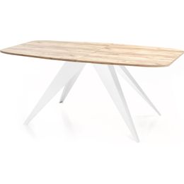 ESSTISCH Fatina rechteckig ausziehbar, Craft Eiche 160-198/90/76 cm