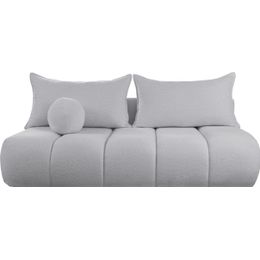 SCHLAFSOFA Milla mit Bettkasten, Hellgrau 205/97/85 cm