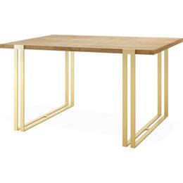 ESSTISCH Stella rechteckig ausziehbar, Craft Eiche 120-220/80/76 cm