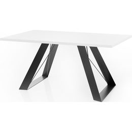 ESSTISCH Colter rechteckig ausziehbar, Wei&szlig; 140-240/80/76 cm