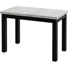 ESSTISCH Arden rechteckig, Beton Grau 100/60/73 cm