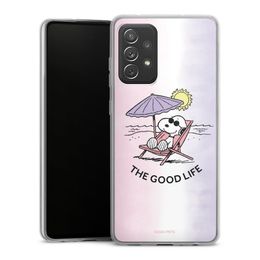 DeinDesign Galaxy A72 Handy Slim Case Silikon Handyh&uuml;lle transparent H&uuml;lle extra d&uuml;nn Snoopy Official Licensed Product Peanuts Silikon Slim Case