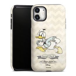DeinDesign iPhone 11 Handy Panzer Handyh&uuml;lle robuste Outdoor H&uuml;lle Schutzh&uuml;lle gl&auml;nzend Disney Donuld Duck Vintage Official Licensed Product Tough Case
