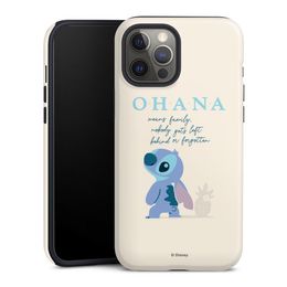 DeinDesign iPhone 12 Pro Max Handy Panzer Handyh&uuml;lle robuste Outdoor H&uuml;lle Schutzh&uuml;lle gl&auml;nzend Lilo & Stitch Disney Official Licensed Product Tough Case
