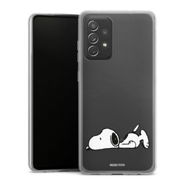 DeinDesign Galaxy A72 Handy Slim Case Silikon Handyh&uuml;lle transparent H&uuml;lle extra d&uuml;nn Official Licensed Product Snoopy Peanuts Silikon Slim Case
