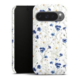 DeinDesign Google Pixel 9 Pro Handy Panzer Handyh&uuml;lle robuste Outdoor H&uuml;lle Schutzh&uuml;lle gl&auml;nzend Flowers Muster Flower Tough Case