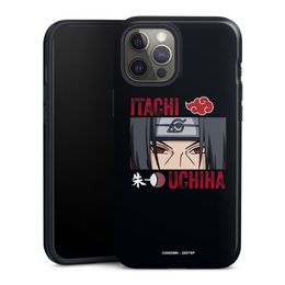 DeinDesign iPhone 12 Pro Max Handy Panzer Handyh&uuml;lle robuste Outdoor H&uuml;lle Schutzh&uuml;lle gl&auml;nzend Naruto Shippuden Manga Itachi Uchiha Tough Case