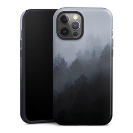 DeinDesign iPhone 12 Pro Max Handy Panzer Handyh&uuml;lle robuste Outdoor H&uuml;lle Schutzh&uuml;lle gl&auml;nzend Tree Nature Kunst Tough Case