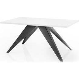 ESSTISCH Vance rechteckig ausziehbar, Wei&szlig; 140-240/80/76 cm