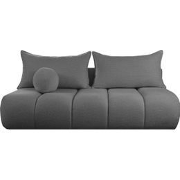 SCHLAFSOFA Milla mit Bettkasten, Grau 205/97/85 cm