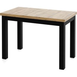 ESSTISCH Arden rechteckig, Eiche Hell Braun 100/60/73 cm