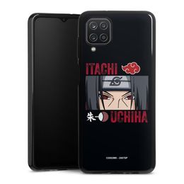 DeinDesign Galaxy A12 Handy Silikon H&uuml;lle Case schwarz Handyh&uuml;lle Manga Itachi Uchiha Naruto Shippuden
