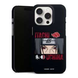 DeinDesign iPhone 15 Pro Handy Premium Case Smartphone Handyh&uuml;lle Schutzh&uuml;lle matt Naruto Shippuden Manga Itachi Uchiha Premium Case