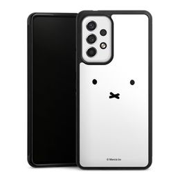 DeinDesign Galaxy A53 5G Handy Gallery Case Handyh&uuml;lle 9H Geh&auml;rtetes Glas R&uuml;ckseite H&uuml;lle Miffy Rabbit Dick Bruna Gallery Case