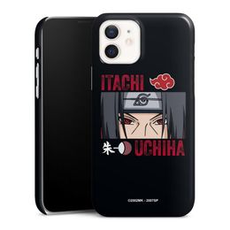 DeinDesign iPhone 12 Handy Premium Case Smartphone Handyh&uuml;lle Schutzh&uuml;lle gl&auml;nzend Naruto Shippuden Manga Itachi Uchiha Premium Case