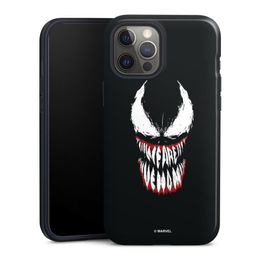 DeinDesign iPhone 12 Pro Max Handy Panzer Handyh&uuml;lle robuste Outdoor H&uuml;lle Schutzh&uuml;lle gl&auml;nzend Venom Marvel Official Licensed Product Tough Case