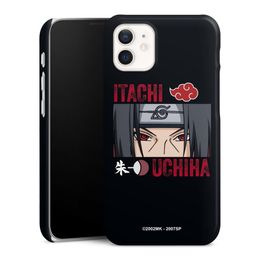 DeinDesign iPhone 12 mini Handy Premium Case Smartphone Handyh&uuml;lle Schutzh&uuml;lle gl&auml;nzend Naruto Shippuden Manga Itachi Uchiha Premium Case