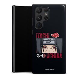 DeinDesign Galaxy S23 Ultra Handy Premium Case Smartphone Handyh&uuml;lle Schutzh&uuml;lle gl&auml;nzend Naruto Shippuden Manga Itachi Uchiha Premium Case
